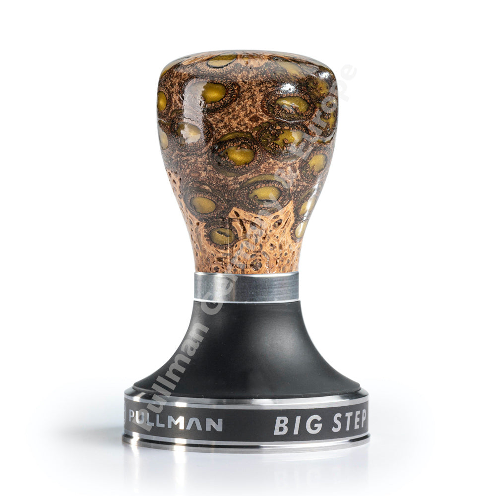 Tamper BigStep | Banksia Pine & Resin | Yellow – Pullman Germany & Europe